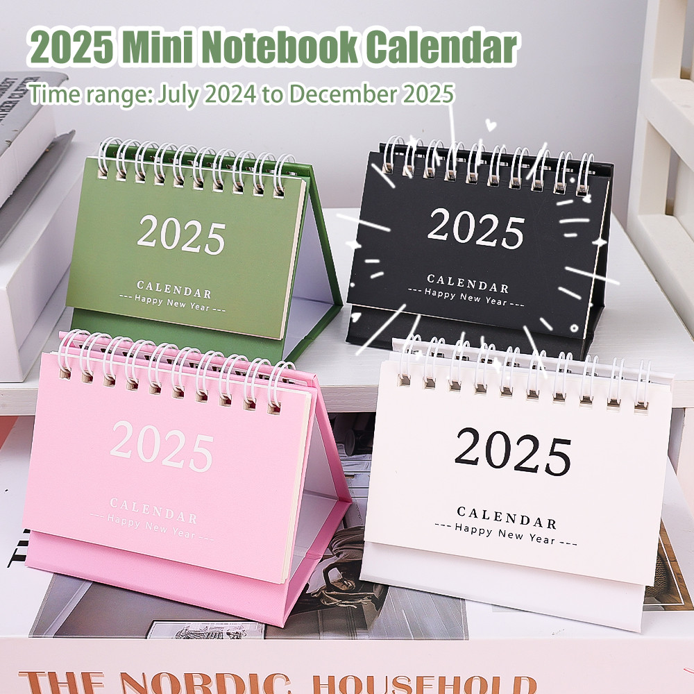[ Featured ] 2025 Vertical Desk Calendar - Daily Plans Notebook ...