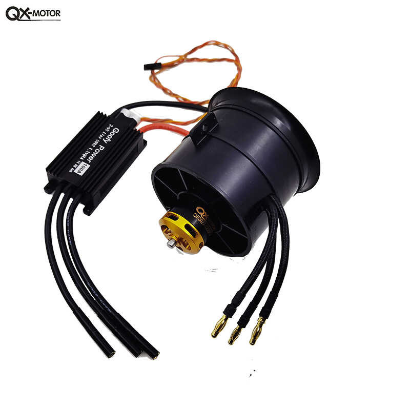 Qx-Motor 70Mm Ducted EDF Jet 6S Na May Brushless Engine At 100A Esc 12 ...