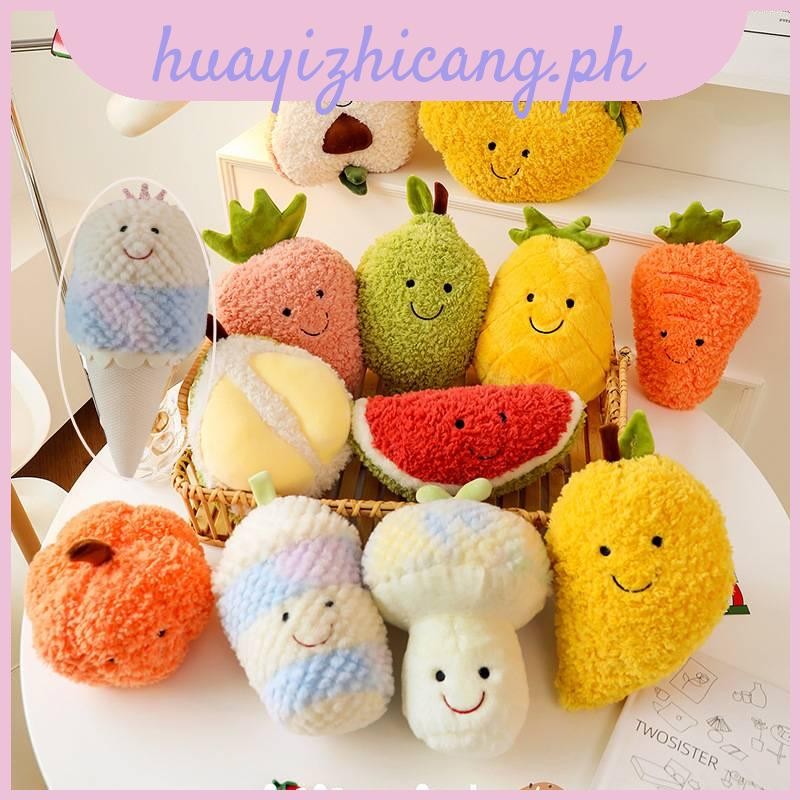 Plants Fruit Vegetable Plush Toy Cute Soft Fruit And Vegetable Series ...