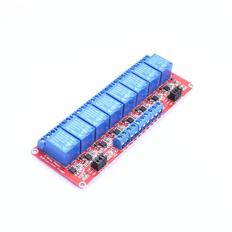 1 2 4 8 Channel Relay Module 5V/12V/24V High and Low Level Trigger ...