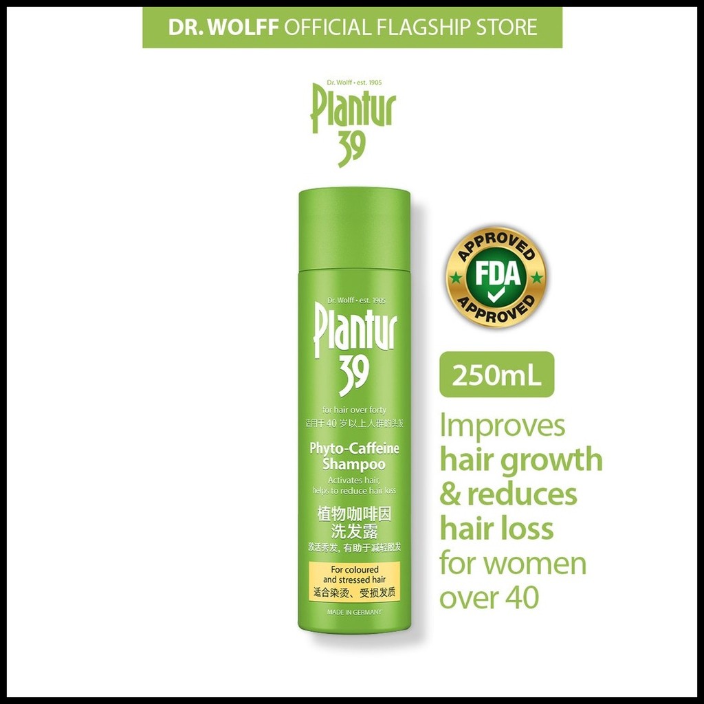 Plantur 39 Phyto-Caffeine Shampoo for Dyed, Damaged Hair (250ml ...