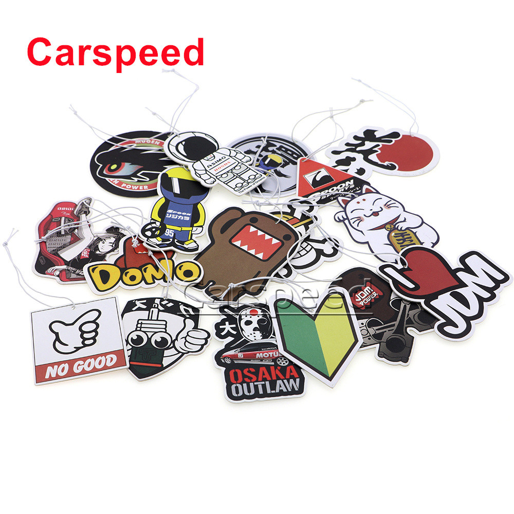 Spoon Modified Culture Car Air Freshener JDM Rear view Mirror Hanging ...