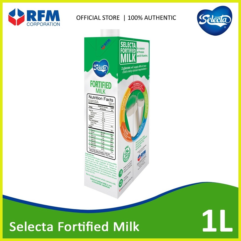 § Selecta Fortified Milk 1 Liter | Shopee Philippines