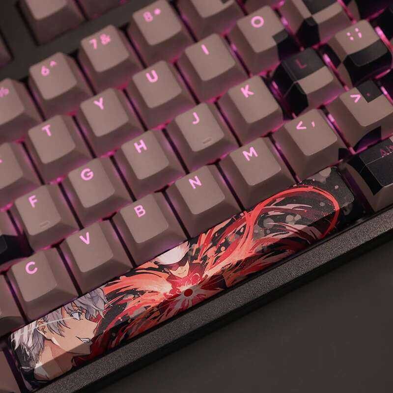 27 Jujutsu Kaisen Satoru Gojo 108 Keys Anime Game Keycaps RGB ...