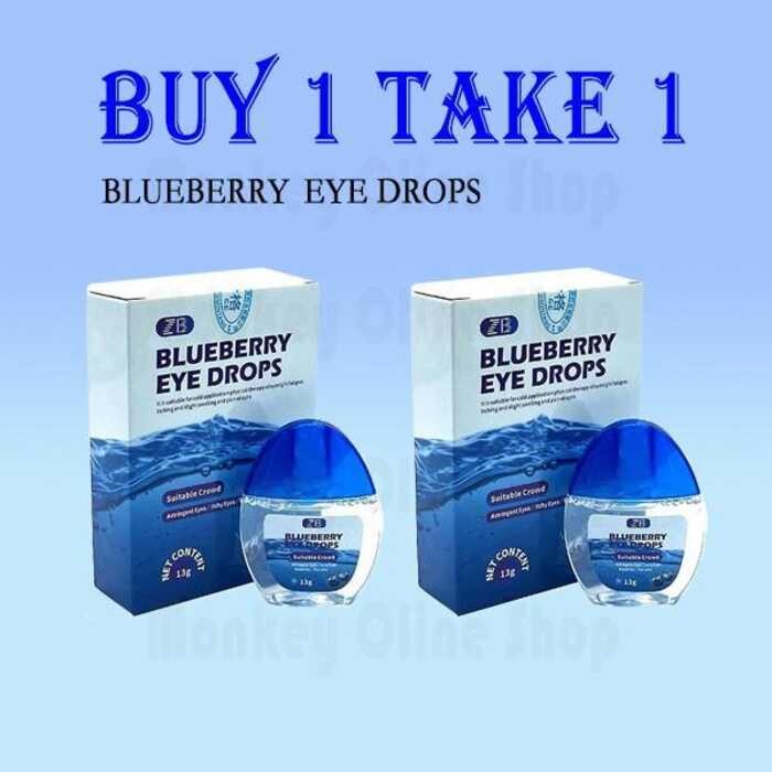 BUY TAKE 1 Blueberry Eye Drop Can Itching Relieve Dry Reduce Vision ...