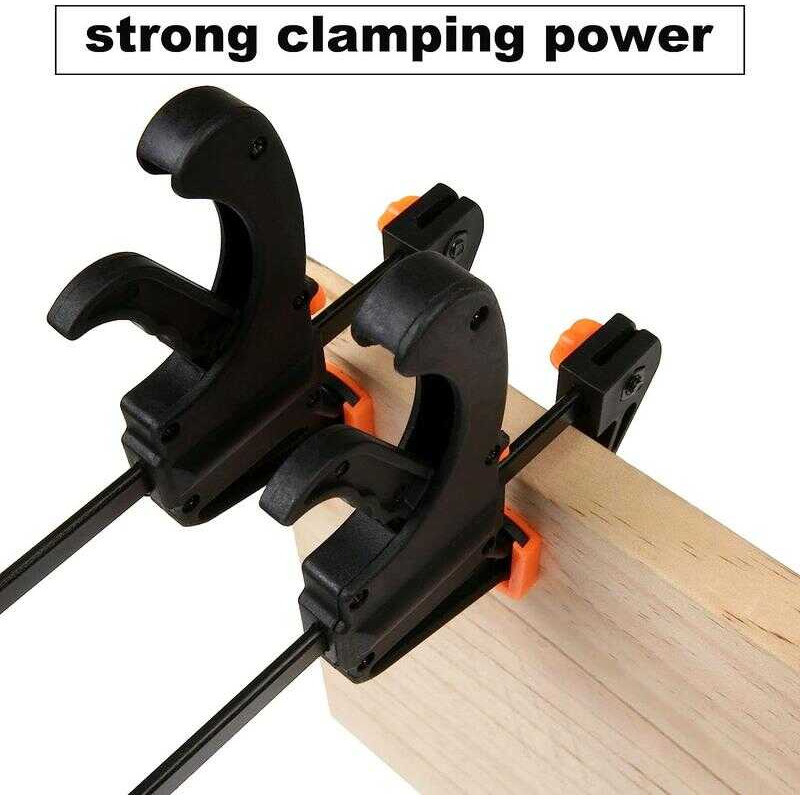 15E 4 Inch Quick Release F-Clamp Nylon+Steel Material Clamp Tool For ...