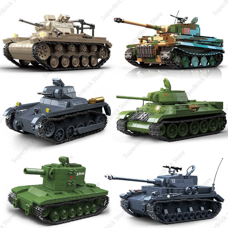 Hot ☆ Ww2 Germany Tank Type A Armored Vehicle Pzkpfw I Model Building ...