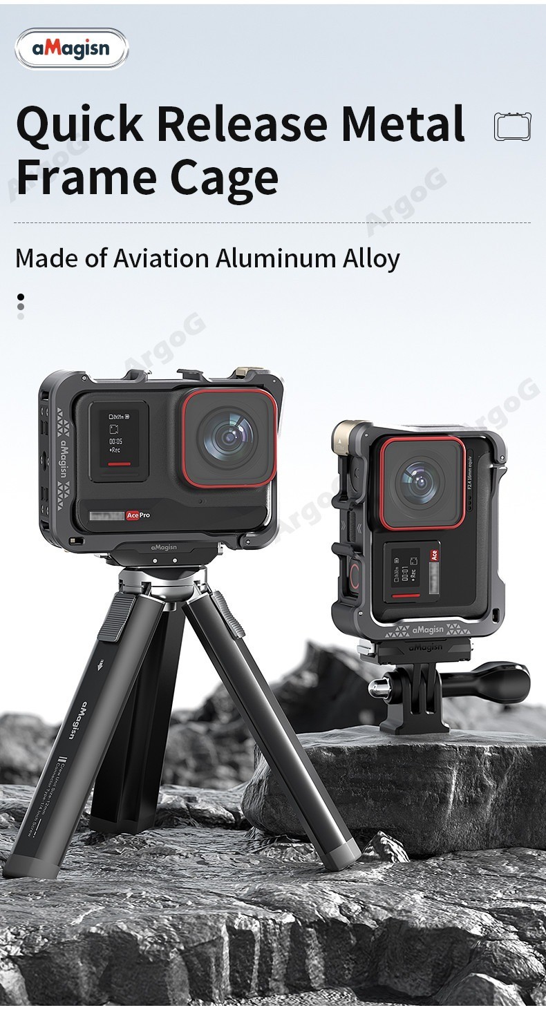 aMagisn Quick Release Metal Frame Cage For Ace Pro 2/ Ace Pro / Ace ...