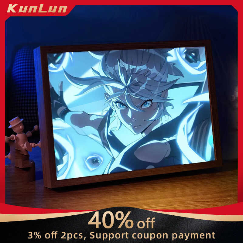 Mga Valorant Agents Lightbox Esporta Room Luminous Ornaments Iso Figure Jett Doll Reyna Statue ...