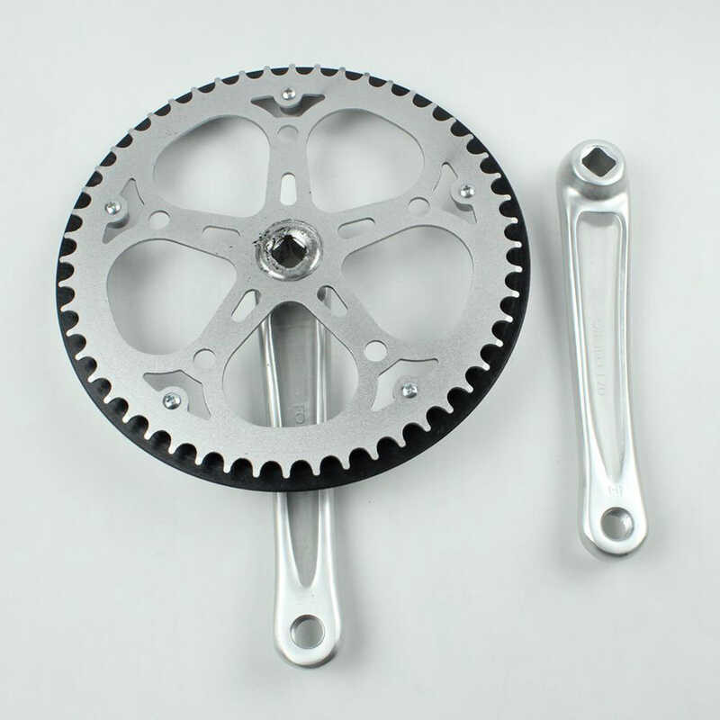 Toothed 52T Disc Bicycle Crank Flying Single Road Bike Mountain Gear ...