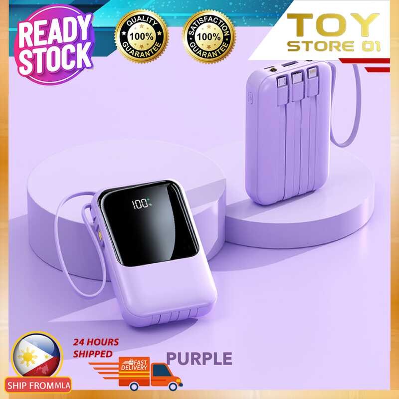 12 Super Fast Charging Small And Portable With Built-In Wire Mobile ...