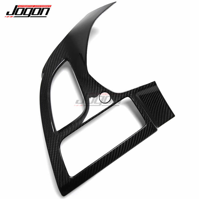 Fiber Carbon Car Inner Dashboard Console Navigation Screen Headlight ...