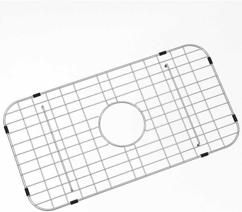 Bottom Grid 24-1\/8" x 12-5\/8", Centered Drain with Corner Radius 1-1 ...