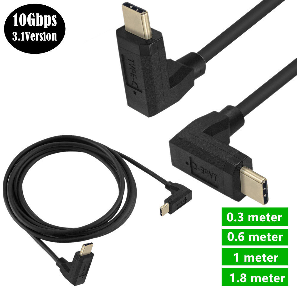 3a Standard 15+1 Core 10Gbps Speed 90 Curved Gold-Plated Head type-c ...