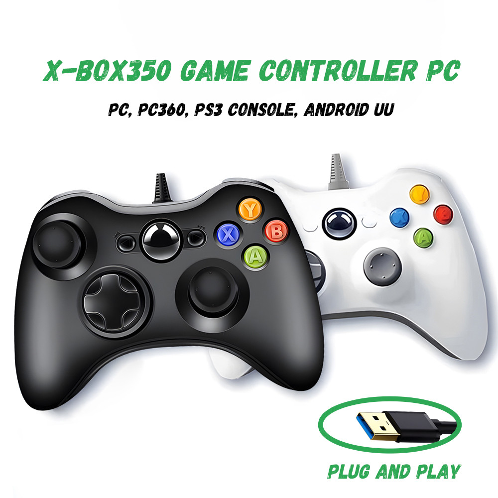 Microsoft PC Wired Gaming Controller for PC PS3 XBOX 360 Controller ...
