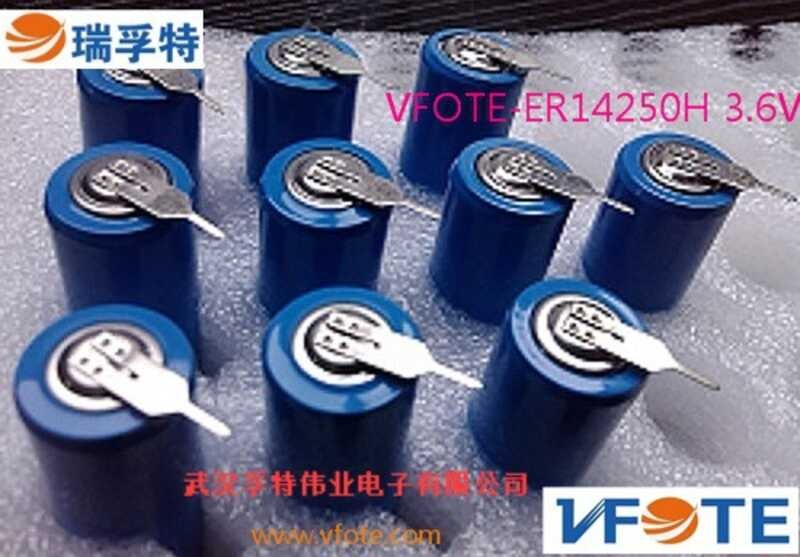 3.6V VFOTE Lithium-Ion Battery Er14250h Is Used For Smart Meters With ...