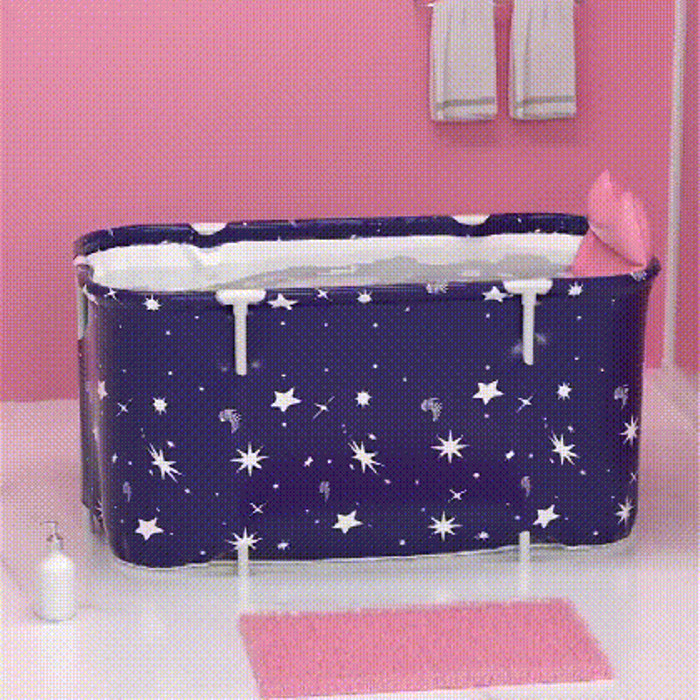 Household square fullbody folding bathtub large bath bucket adult bath ...