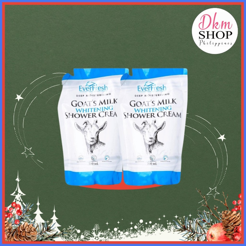 ☑️ ★ ∬ EVERFRESH Goat's Milk Whitening Shower Cream | Shopee Philippines