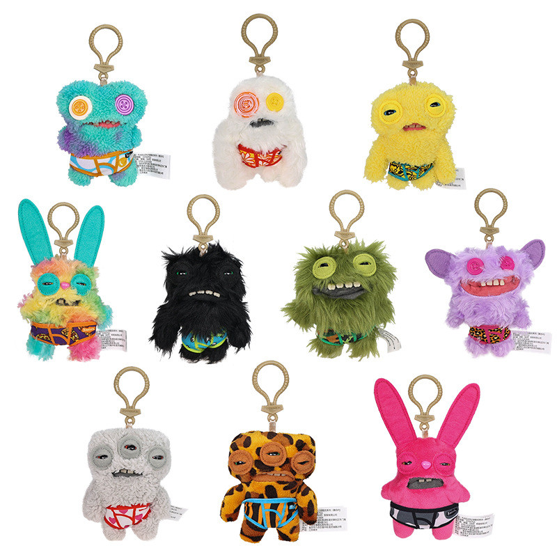 Fuggler KeyChain Third generation fourth generation Cute Tooth Monster ...