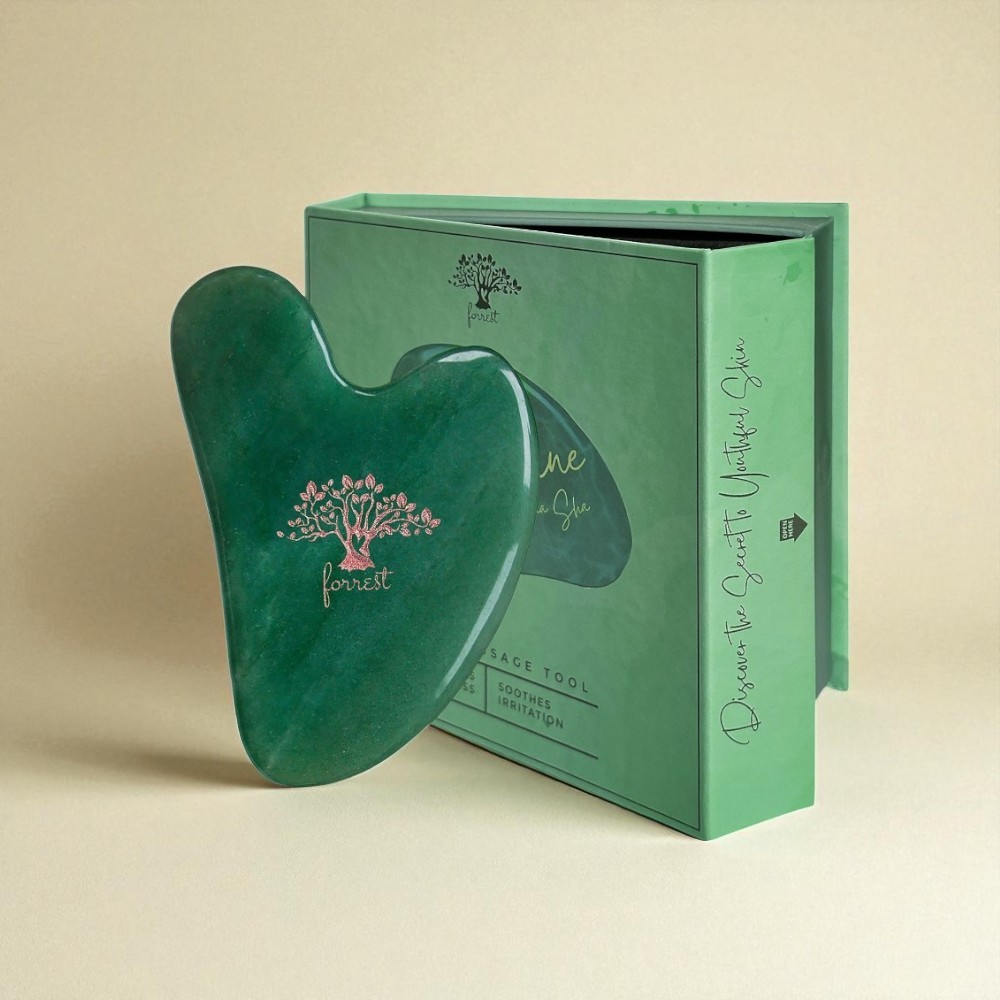 Forrest Aventurine Gua Sha Stone Made From Indian Jade (Aventurine ...