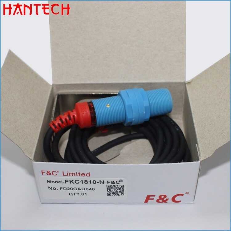 Liquid Detection M18 Capacitive Proximity Sensor 12VDC 10mm Sensing NPN ...
