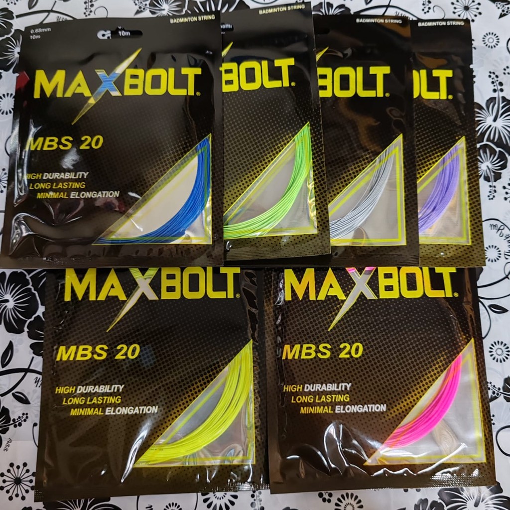 MAXBOLT MBS20 MBS 20 BADMINTON STRING | Shopee Philippines