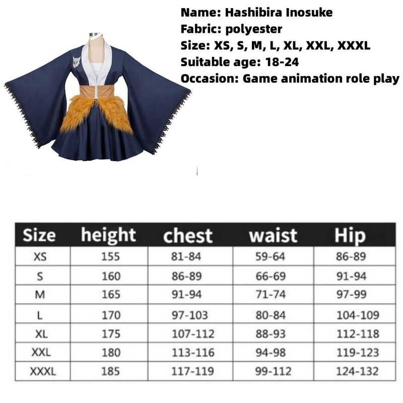 Inosuke, Hashibira Demon Slayer, Cosplay, Costume Dress Outfit | Shopee ...