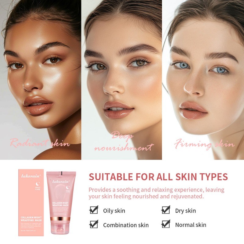 Collagen Tear-Off Mask - Moisturizing, Anti Wrinkle, Brightening ...