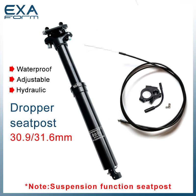 EXA ☆ FORM 860I 900I Adjustable Height Suspension Seatpost Hydraul Tube ...