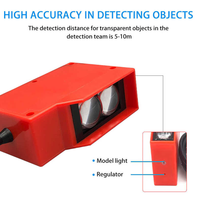 Waterproof 3-15M Infred Diffuse Reflection Feedback Photoelectric ...