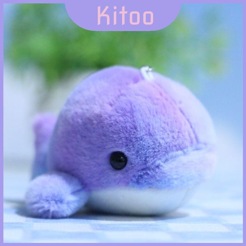 Stuffed Fun Dolphin Animal Plush Pendant Lovely Whale Keychain Vibrant ...