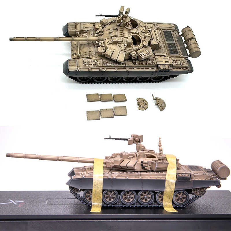 1/72 ☆ AS Russian T90 T-90 Main Battle Tank Desert Coating Finished Product Collection Model ...