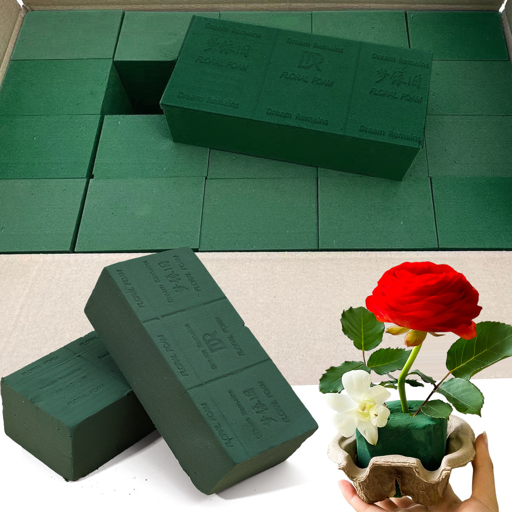 Floral Foam Blocks - Wet and Dry Green Floral Sponge Brick - Artificial ...