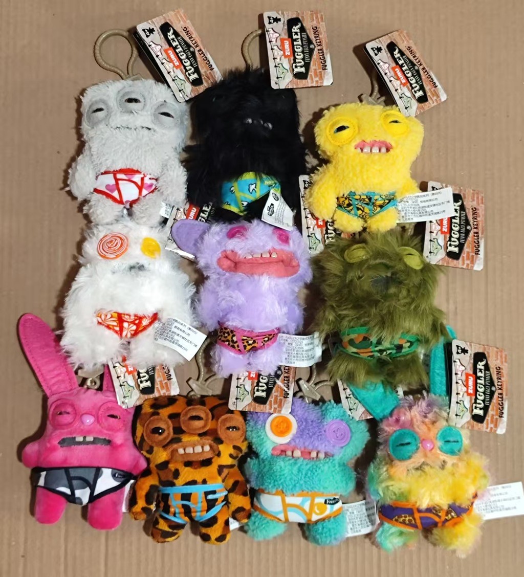 Fuggler Plush Doll Suffed Toy Big Teeth Cute Tooth Monster Treasure ...