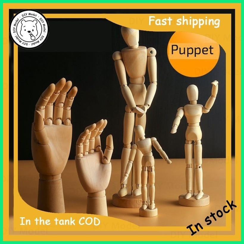 Drawing Puppet Model Sketch Painting Wooden Hand Flexible Wooden Man ...