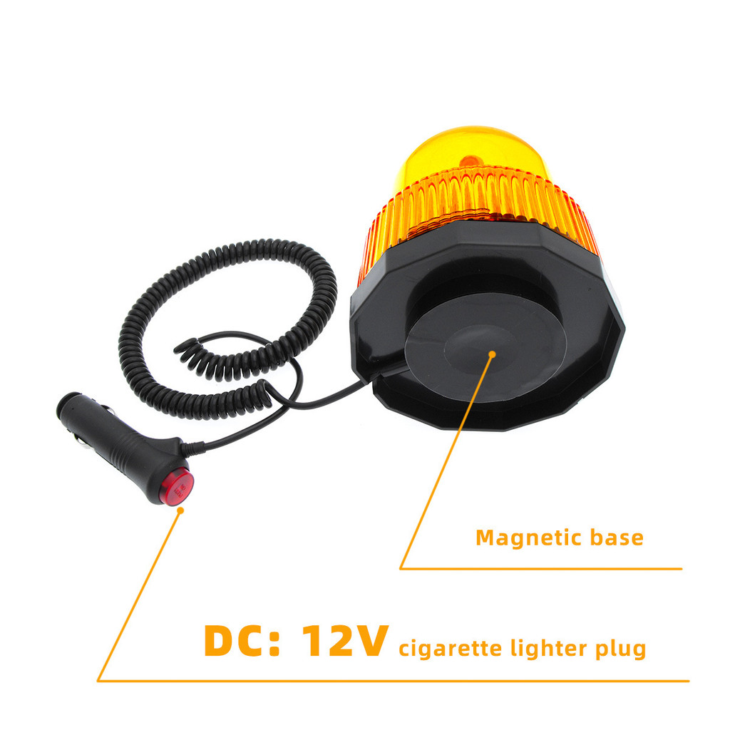 Roof Strobe LED Light 12-24V LED Small Yellow Light Warning Light ...