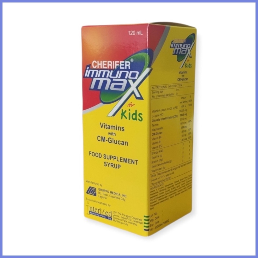 CHERIFER Immunomax Forte Syrup for Kids 120 mL | Shopee Philippines