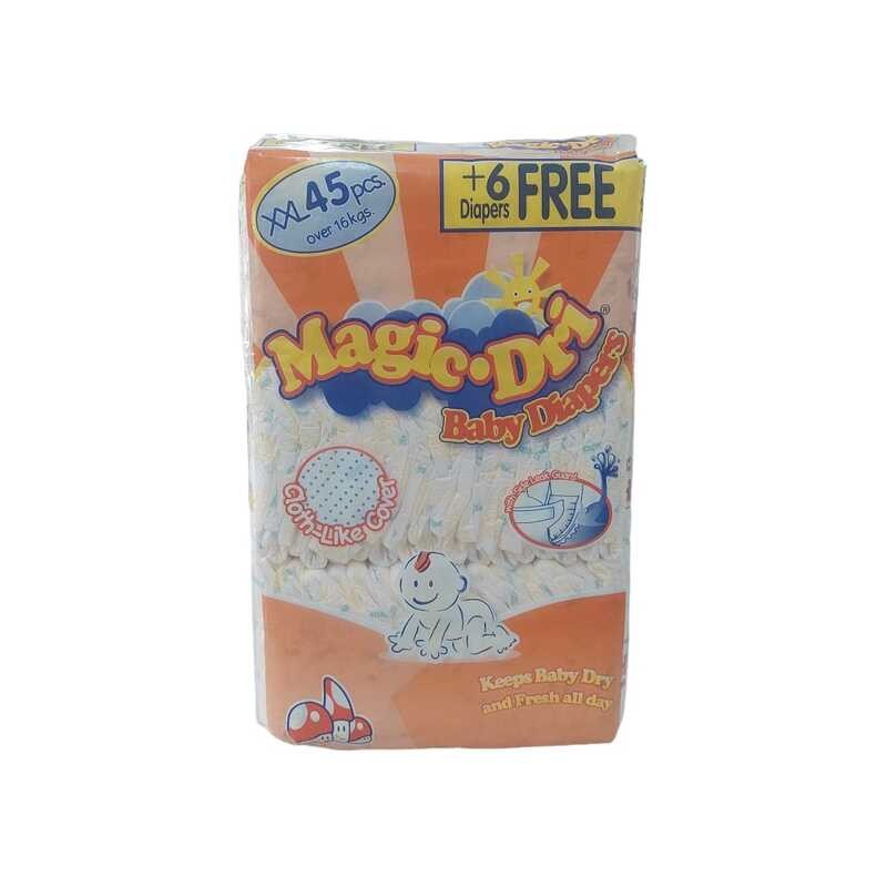 Magic-Dri Baby Diaper XXL 45'S 5A6 | Shopee Philippines