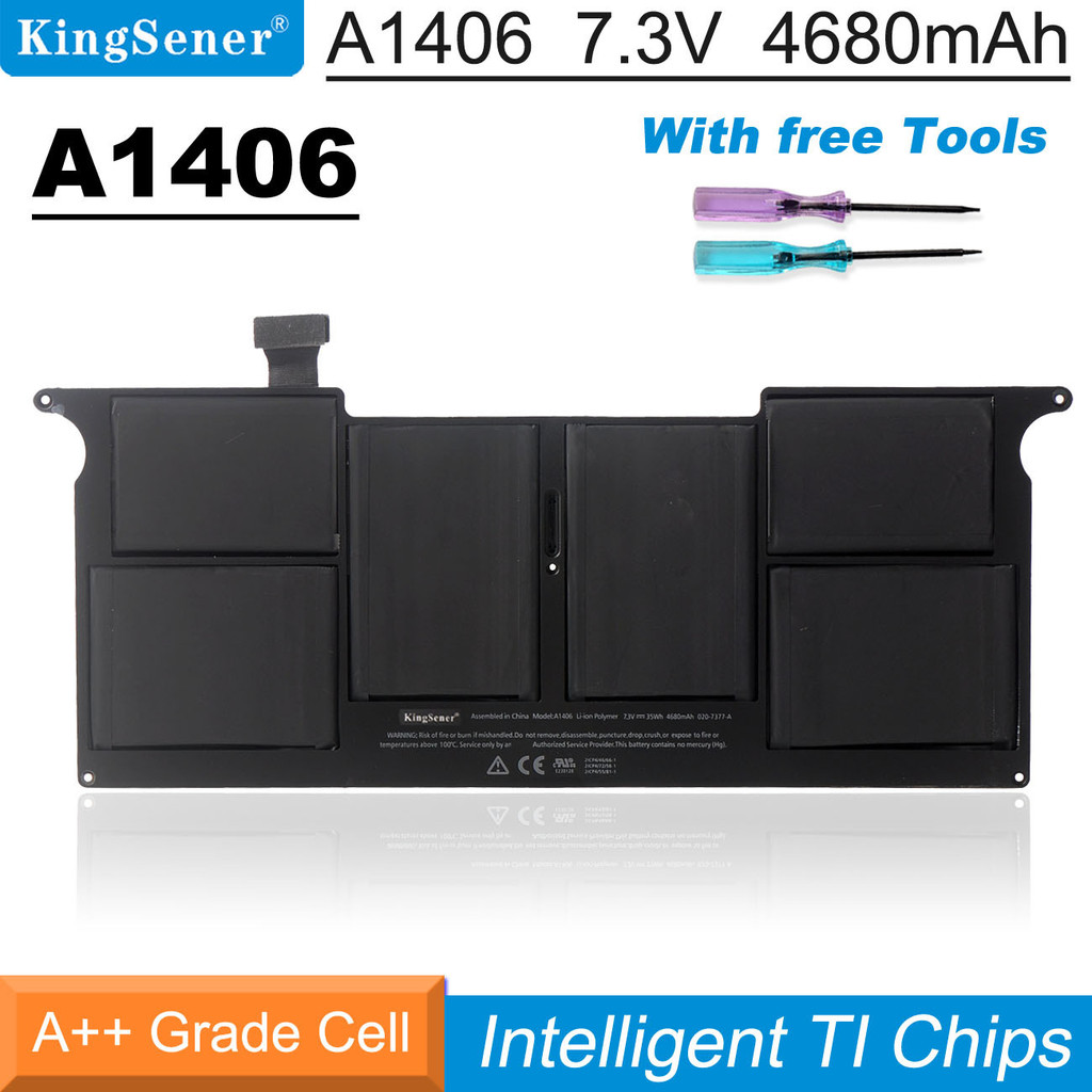A1406 23 Kingsener Laptop Battery For APPLE Book Air 11" A1370 Mid 2011 ...
