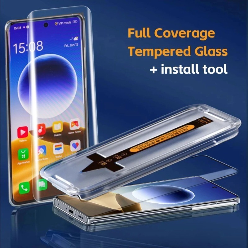 Full Cover Front Screen Protector Film Second Pasting For Infinix Zero ...