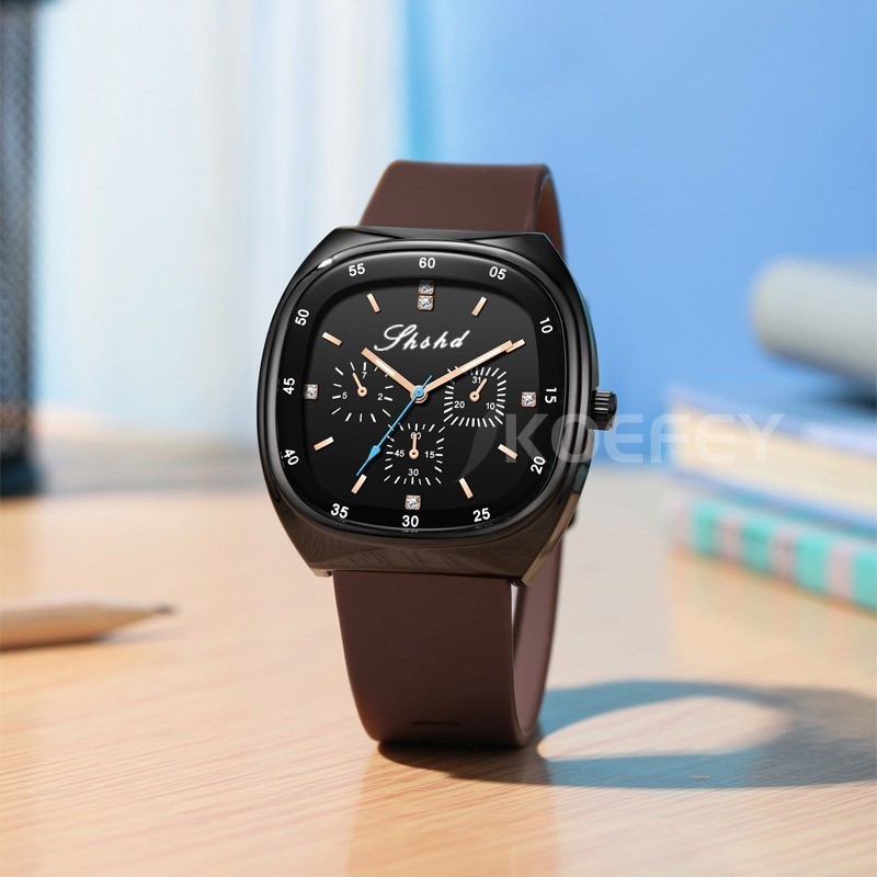 Luxury Silicone Watches Unisex Fashion Ladies Waterproof Watch for Men ...