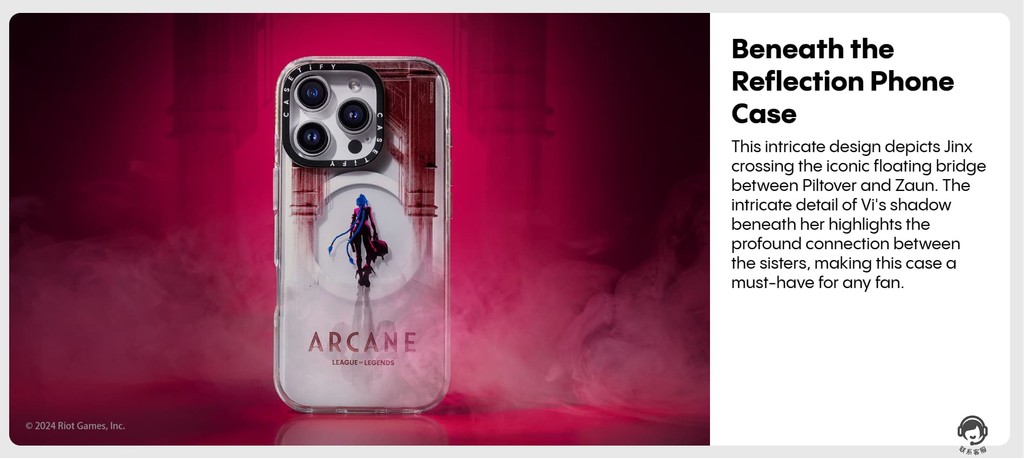 CASETiFY X Arcane Pink Smiley Face Case Magnetic suction Black&Sliver ...