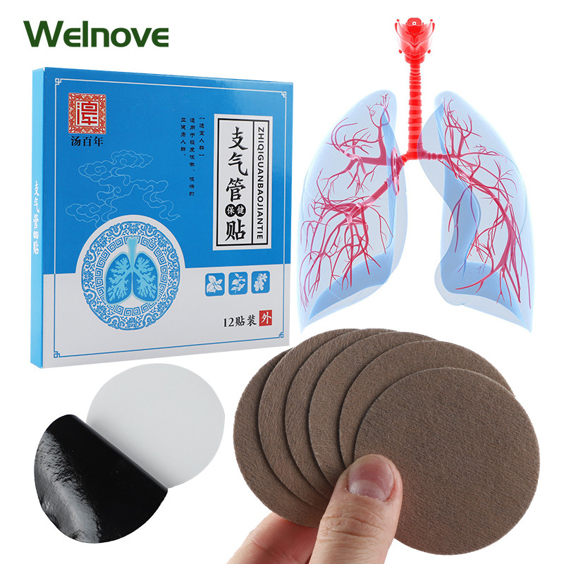 12/36Pcs Bronchial Cough Patch Bronchitis Asthma Herbal Medicine ...