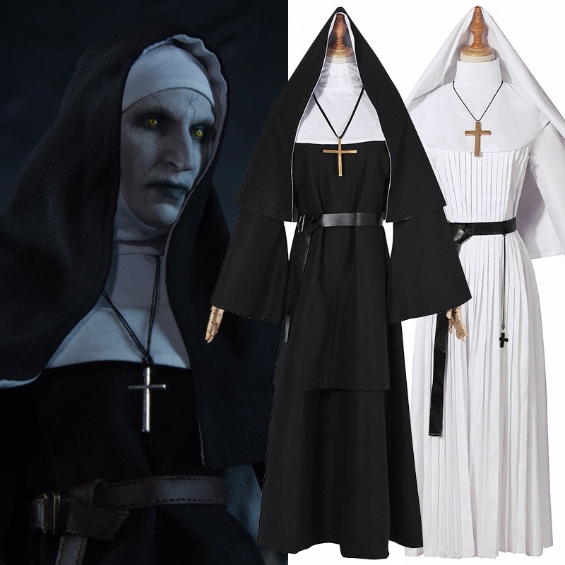 ZST Conjuring The 2 The Nun Valak Sister Cosplay Costume Halloween ...