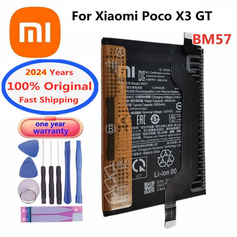 Xiao Mi Bm57 High Quality Original Battery For Xiaomi Poco X3 GT ...