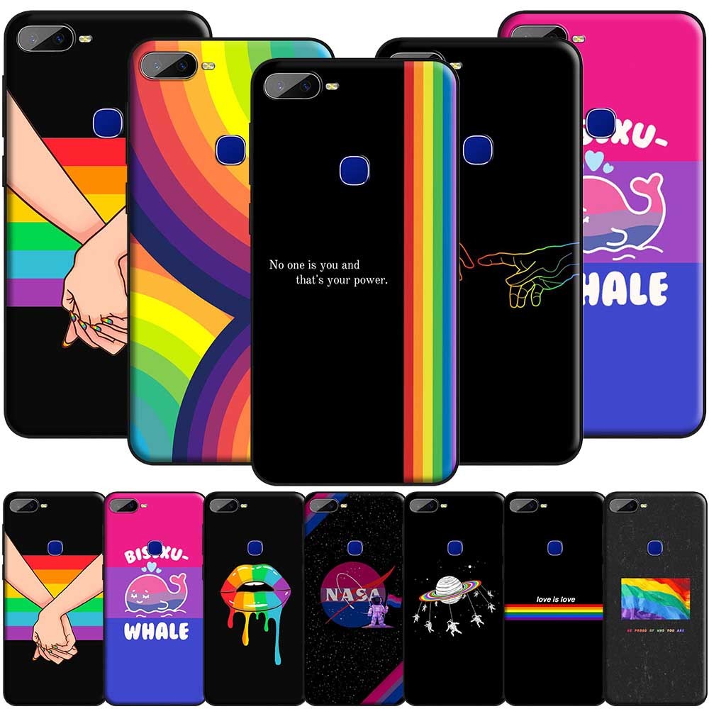 LGBT Rainbow Silicone Soft Case for iPhone Apple 11 16 Plus Pro Max ...