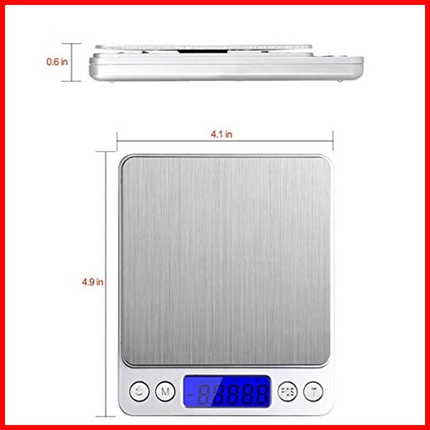 ∆ ONETOUCH i-2000 3000g Superior Mini Digital platform Scale with Back ...