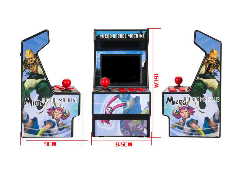 Mini 156 Arcade 16 Bit Retro Handheld Game Console Nostalgic Children's ...