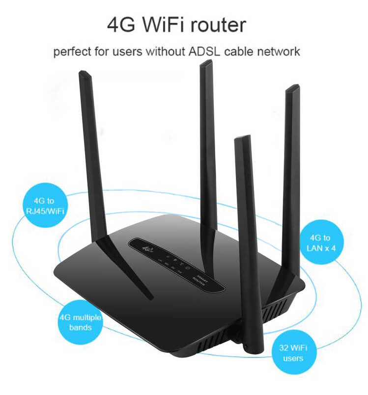 Ang Uhin C300 Unlocked Data WIFI CPE 4G LTE Modem Router Home Hotspot ...