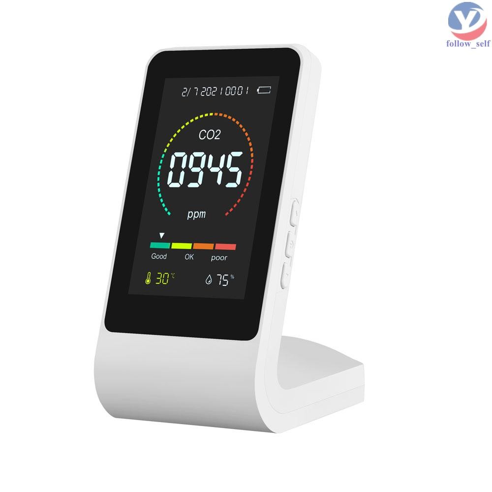 in stock 【SELF】Multifunctional 5in1 CO2 Meter Digital Temperature ...